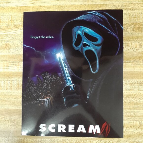 Art | Scream 8x1 Glossy Mini Poster Retro Horror Movie Wall Art Slasher ...
